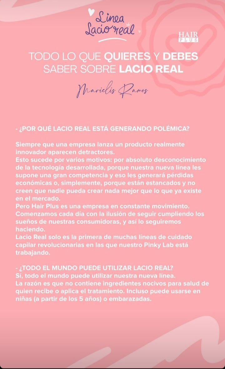 Lacio Real – Hair Plus Products